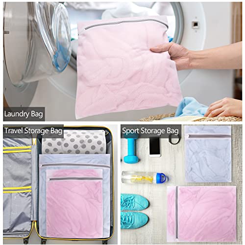 XCX Mesh Laundry Bags with Four Combinations, Laundry Bra Lingerie Mesh Wash Bags for Different Laundry Needs, Delicates Laundry Bag for Blouse, Underwear (D-7 Pack)