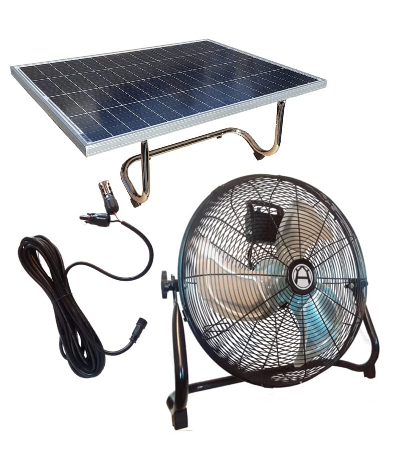 Western Harmonics Solar Floor Fan 2020-HG