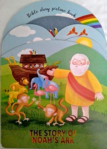 Greenbrier International Bible Story Picture Books: Story of Daniel, Moses, Jonah & Noahs Ark Board Books - Set of 4