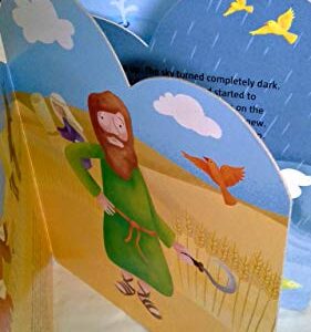 Greenbrier International Bible Story Picture Books: Story of Daniel, Moses, Jonah & Noahs Ark Board Books - Set of 4