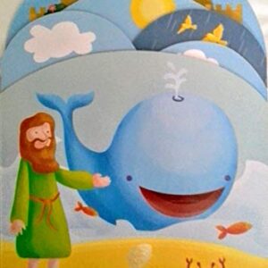 Greenbrier International Bible Story Picture Books: Story of Daniel, Moses, Jonah & Noahs Ark Board Books - Set of 4