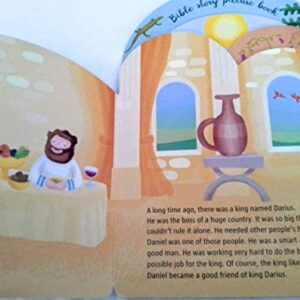 Greenbrier International Bible Story Picture Books: Story of Daniel, Moses, Jonah & Noahs Ark Board Books - Set of 4