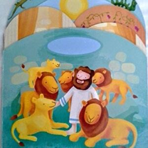 Greenbrier International Bible Story Picture Books: Story of Daniel, Moses, Jonah & Noahs Ark Board Books - Set of 4