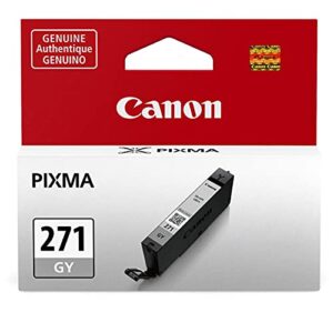 Canon CLI-271 6.5ml Gray Ink Tank for PIXMA MG7720, TS8020, TS9020 Printers, 2-Pack