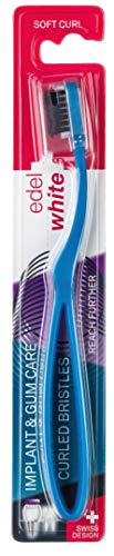 edel+white CleanCurl Toothbrush - 3D Soft CURL Implant and Gum Care