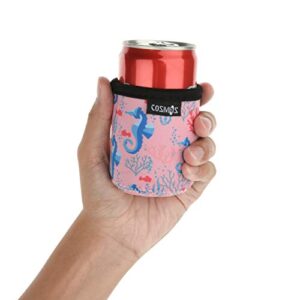 CM Soft Neoprene 7.5 Fl Oz Mini Can Sleeves Insulators Can Cooler Sleek Can Covers for Energy Drink & Beer Cans (7.5 OZ Nature Pattern (4 Pcs))