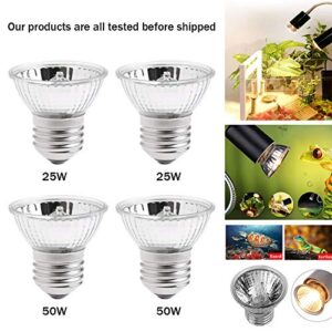 YXW UVA+UVB Bulbs, Heat and Light for Reptiles and Amphibian Tanks, Terrariums and Cages | Works with Various Lamp Fixtures