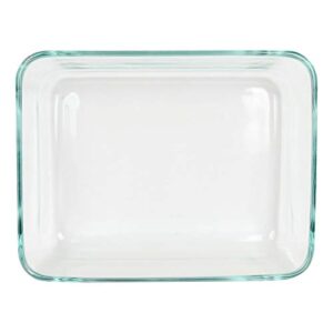 Pyrex 7211 6-Cup Rectangle Clear Glass Food Storage Dish Made in the USA