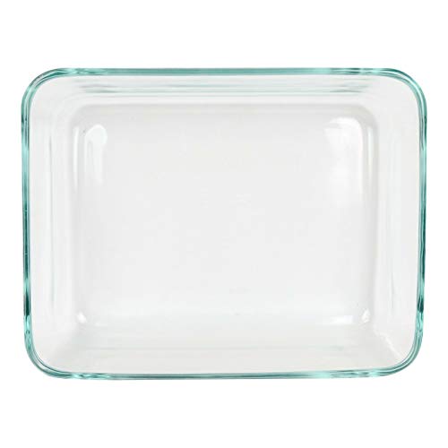 Pyrex 7211 6-Cup Rectangle Clear Glass Food Storage Dish Made in the USA