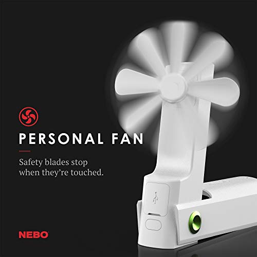 EdisonBright NEBO PAL-360 3-in-one Power Bank,Light and Fan NEB-WLT-0027 LED Reading Light