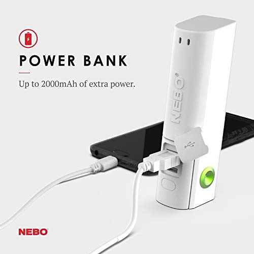 EdisonBright NEBO PAL-360 3-in-one Power Bank,Light and Fan NEB-WLT-0027 LED Reading Light