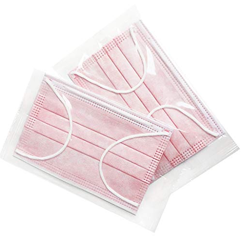 Missli Disposable Face Protective for Kids, 10/50 Pcs Individually Wrapped 3-Ply Protectors with Elastic Earloops - Non Woven Fabric Bandanas, ???? (10 Pcs)