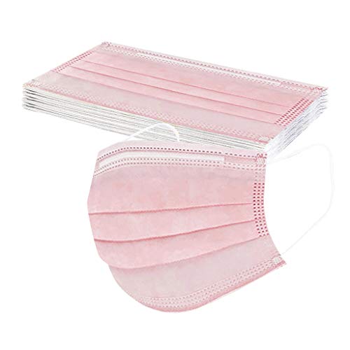 Missli Disposable Face Protective for Kids, 10/50 Pcs Individually Wrapped 3-Ply Protectors with Elastic Earloops - Non Woven Fabric Bandanas, ???? (10 Pcs)