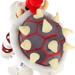 Little Buddy 1727 Super Mario All Star Collection Dry Bowser Plush, 10"