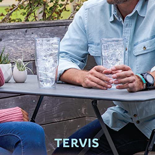 Tervis Yao Cheng - Sea Stripe Made in USA Double Walled Insulated Tumbler Cup Keeps Drinks Cold & Hot, 24oz, Classic