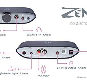 iFi ZEN CAN Balanced Desktop Headphone Amp and Preamp with 4.4mm Outputs [US Pin]