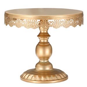 XINLIYA 4Pcs Set Metal Cake Stands Gold Cupcake Stands Holder Fruits Candy Dessert Display Plate Serving Tower for Wedding Birthday Baby Shower Party Celebration Home Decoration