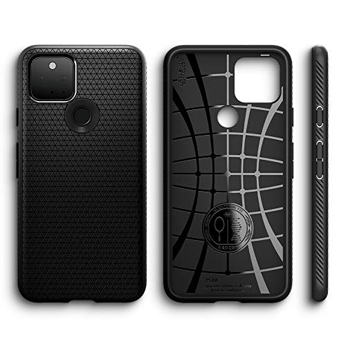 Spigen Liquid Air Armor Designed for Pixel 5 Case (2020) - Matte Black