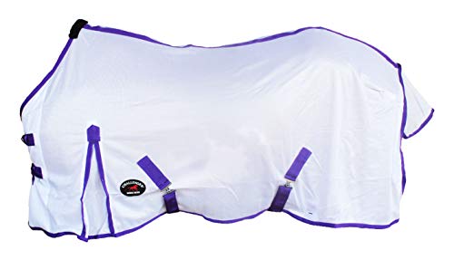 CHALLENGER 74" Horse Airflow Mesh Summer Cooler Sheet Purple 7334