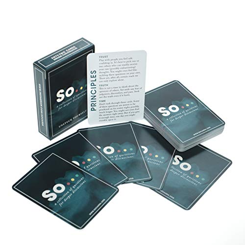 SO … Cards Unstuck Yourself - Powerful Conversation Starter Cards for Meaningful Discussion and Introspection