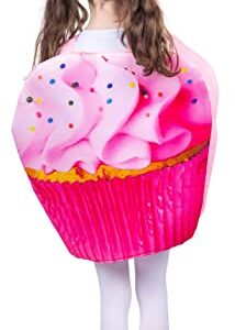 Dress Up America Cupcake Costume For Kids - Sugar Sweet Pink Cupcake Costume (Medium 8-10/Large)