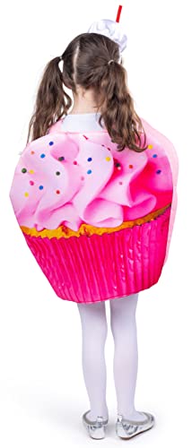 Dress Up America Cupcake Costume For Kids - Sugar Sweet Pink Cupcake Costume (Medium 8-10/Large)