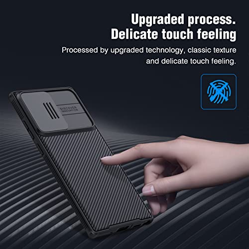 Nillkin Samsung Galaxy Note 20 Ultra Case, Slim Note 20 Ultra Protective Case with Slide Camera Cover Hard PC and TPU Ultra Thin Anti-Scratch Phone Case for Galaxy Note 20 Ultra 5g 6.9'' Black