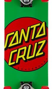 SANTA CRUZ Classic Dot Mid Sk8 Completes, Green 7.80in x 31.00in