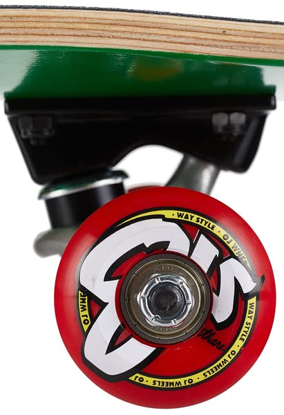 SANTA CRUZ Classic Dot Mid Sk8 Completes, Green 7.80in x 31.00in