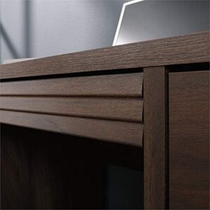 Sauder Englewood Engineered Wood Computer Desk in Spiced Mahogany