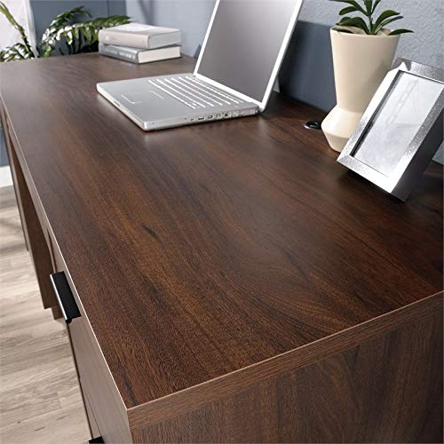 Sauder Englewood Engineered Wood Computer Desk in Spiced Mahogany