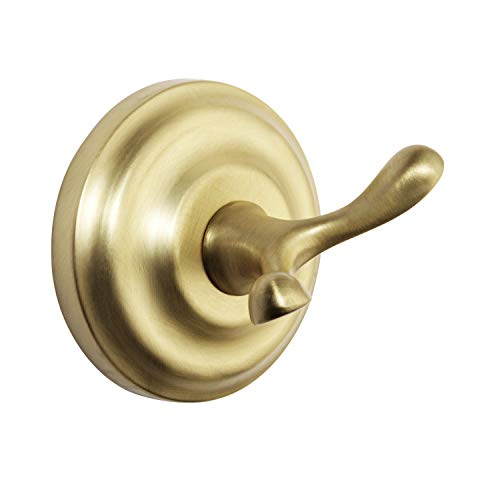 Designers Impressions Royal Series Brushed Brass Robe Hook: MBA7729