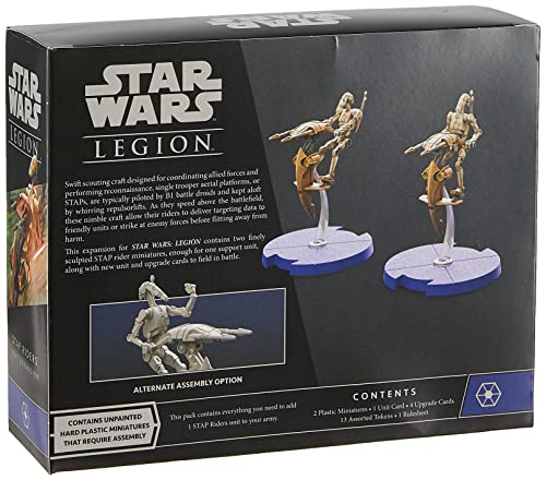 Star Wars Legion STAP Riders Expansion | Two Player Battle Game | Miniatures Game | Strategy Game for Adults and Teens | Ages 14+ | Average Playtime 3 Hours | Made by Atomic Mass Games