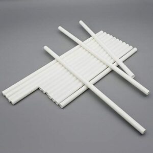 Jyongmer 24Pcs Plastic White Cake Dowel Rods 9.5" and 12" Length Cake Sticks Cake Dowel Straws for Tiered Cake Construction and Stacking