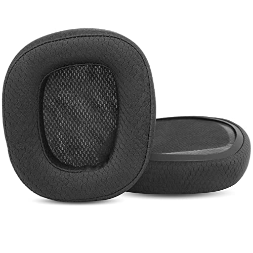 G533 Replacement Earpads Cups Cushions Compatible with Logitech G533 Artemis Headphones Earmuffs Covers (Fabric Ear Pads)