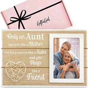 giftagirl aunt gifts for mothers day or birthday - pretty mothers day or birthday gifts for aunt like our aunt picture frames, are sweet aunt gifts for any occassion, and arrive beautifully gift boxed