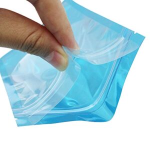 Packaging Bags Smell Proof Snacks 100 Pcs 5" x 7" Clear Plastic Zip lock Bag Foil bag Resealable Pouch for Party Favor Food Storage