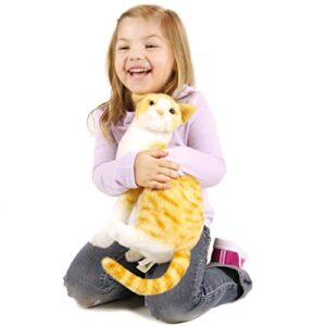 VIAHART Tobias The Orange Tabby Cat - 12 Inch Stuffed Animal Plush - by Tiger Tale Toys