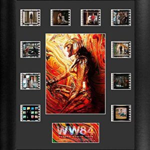 Trend Setters - DC Comics – Wonder Woman 1984 – Oil Spill - FilmCells 11” x 13” Mini Montage Presentation – Featuring Ten (10) 35 mm Film Clips and Certificate of Authenticity