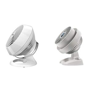 vornado 560 whole room air circulator with 4 speeds, 560-medium, white & 530 compact whole room air circulator fan, white