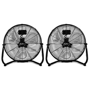 simple deluxe 20 inch 3-speed high velocity heavy duty metal industrial floor fan for warehouse,workshop, factory and basement, black