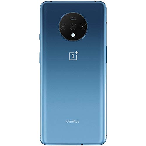 OnePlus 7T (128GB, 8GB) 6.55" AMOLED 90Hz Display, Snapdragon 855+, T-Mobile Unlocked Global 4G LTE GSM (AT&T, Metro, Cricket) (Glacier Blue) (Renewed)