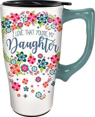 Spoontiques Daughter Ceramic Travel Mug