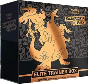 pokemon tcg champion's path elite trainer booster box - 10 booster packs plus more!