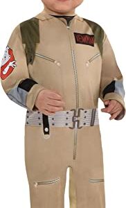 Party City Ghostbusters Halloween Costume for Babies, 12-24M, Includes Printed Jumper with Leg Snaps, Multicolor