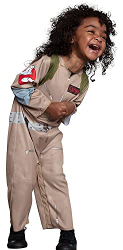 Party City Ghostbusters Halloween Costume for Babies, 12-24M, Includes Printed Jumper with Leg Snaps, Multicolor