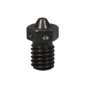 4pcs Hardened Steel Nozzles M6 Thread Nozzle 0.6mm 0.8mm for 1.75mm V6 Nozzle Hotend Prusa Printing PEI PEEK or Carbon Fiber Filament use (2x0.6 +2x0.8)