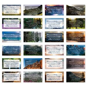 JBH Creations Serenity Prayer Cards - Pack of 48