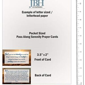 JBH Creations Serenity Prayer Cards - Pack of 48