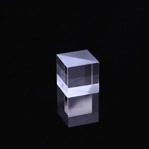 optical glass cube dichroic beam splitter prism ratio 50:50 spectrome sicence 15x15x15mm